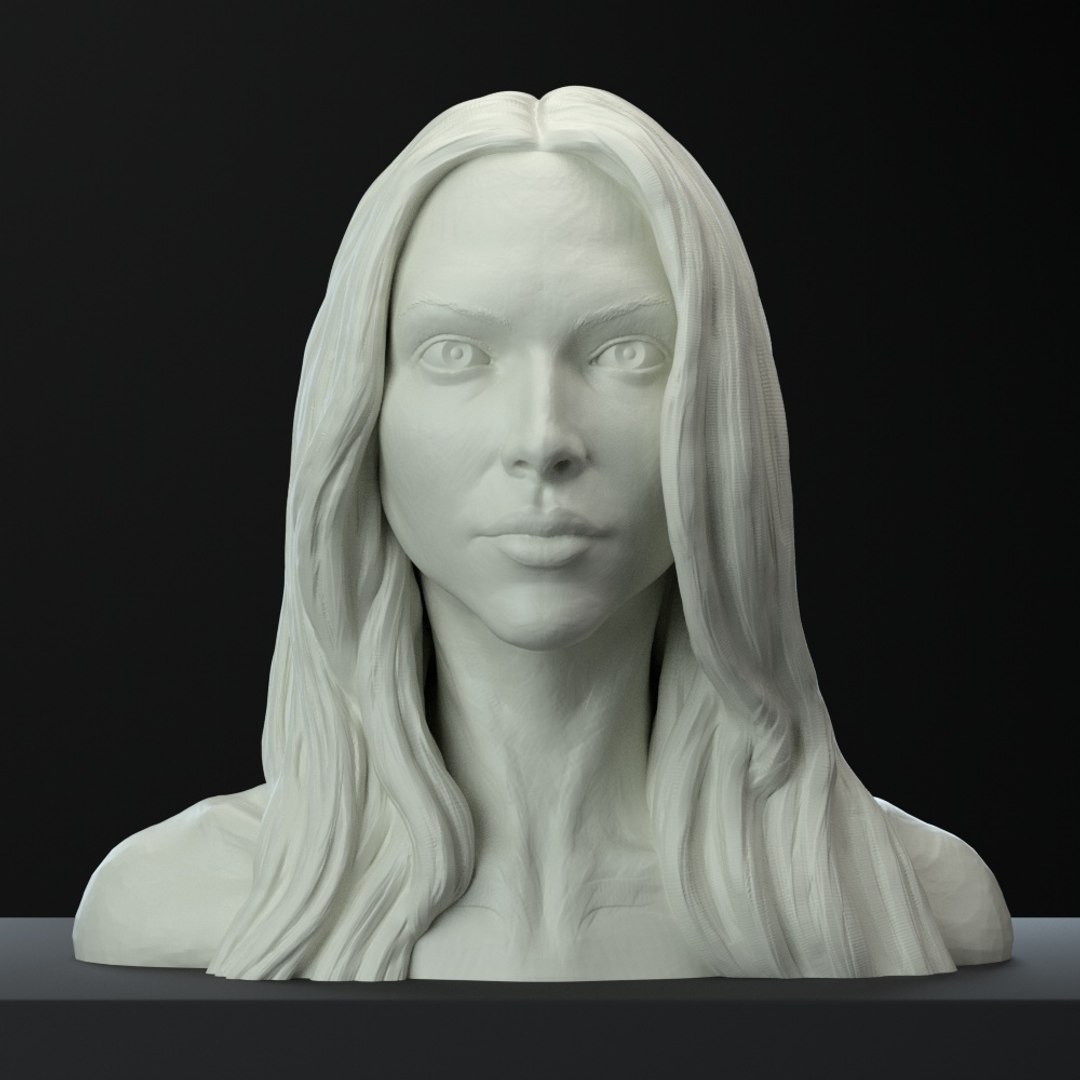 Female Head Sculpt Model - TurboSquid 1474864