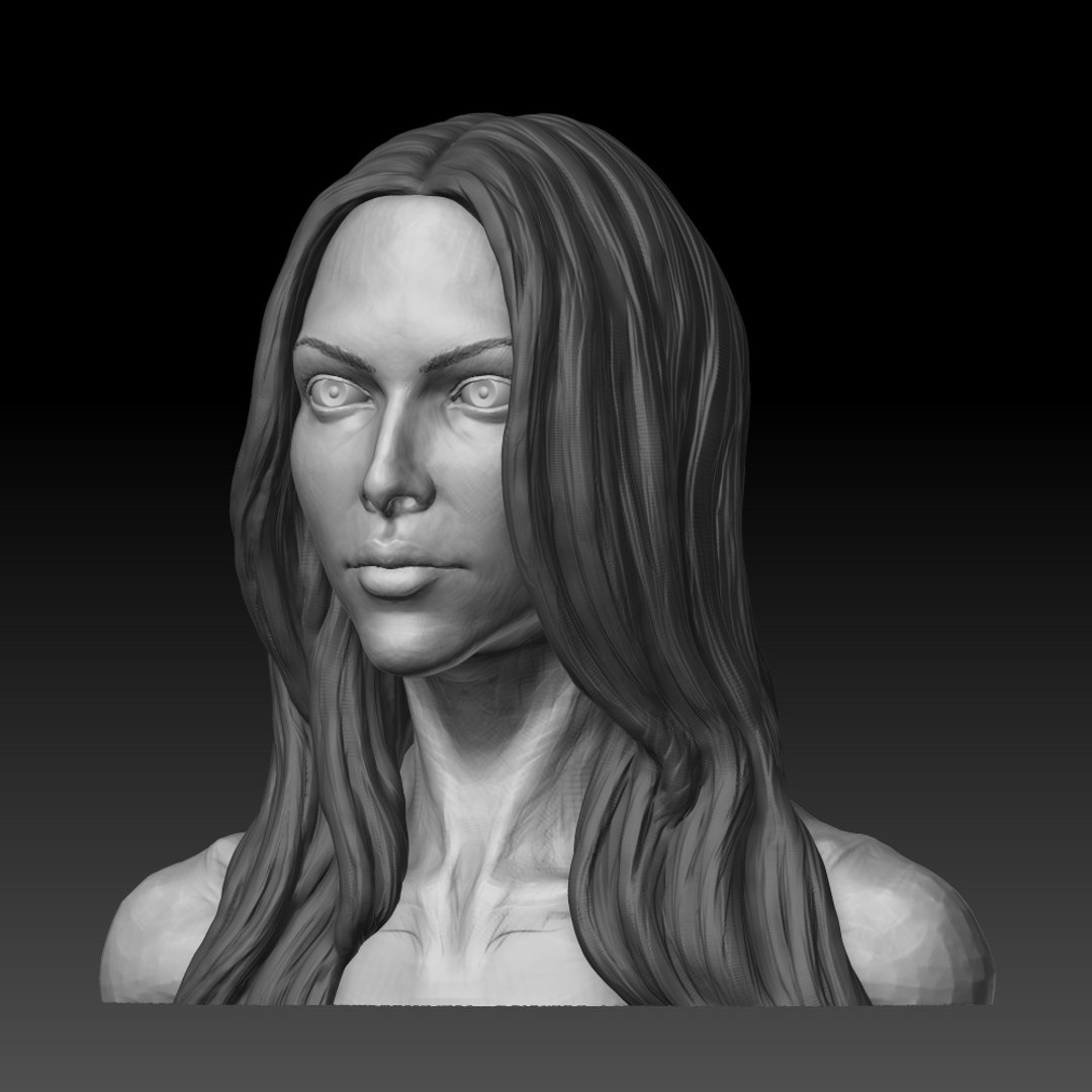 Female Head Sculpt Model - TurboSquid 1474864