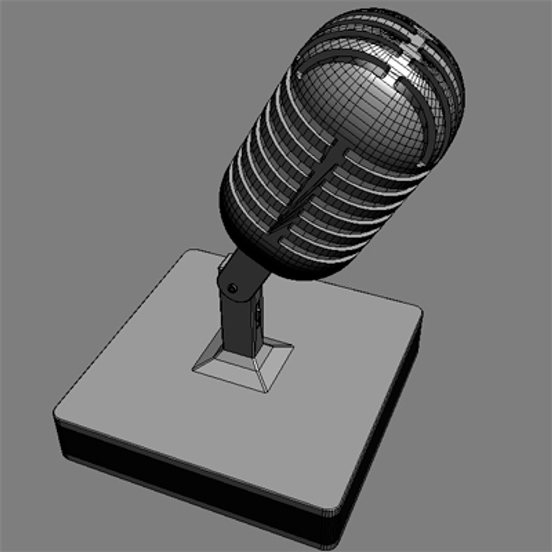 3d Model Mic Microphone