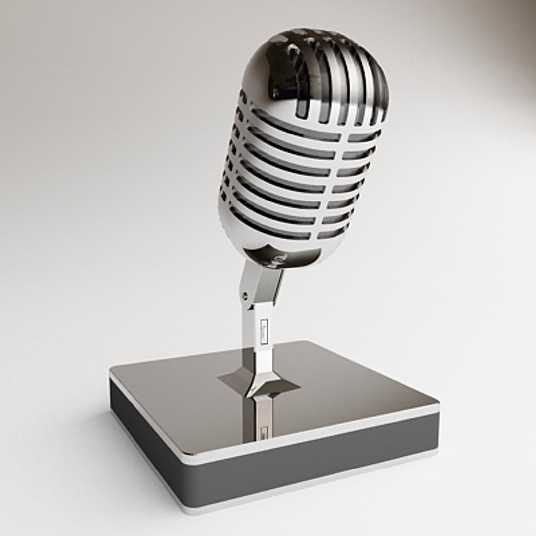3d Model Mic Microphone