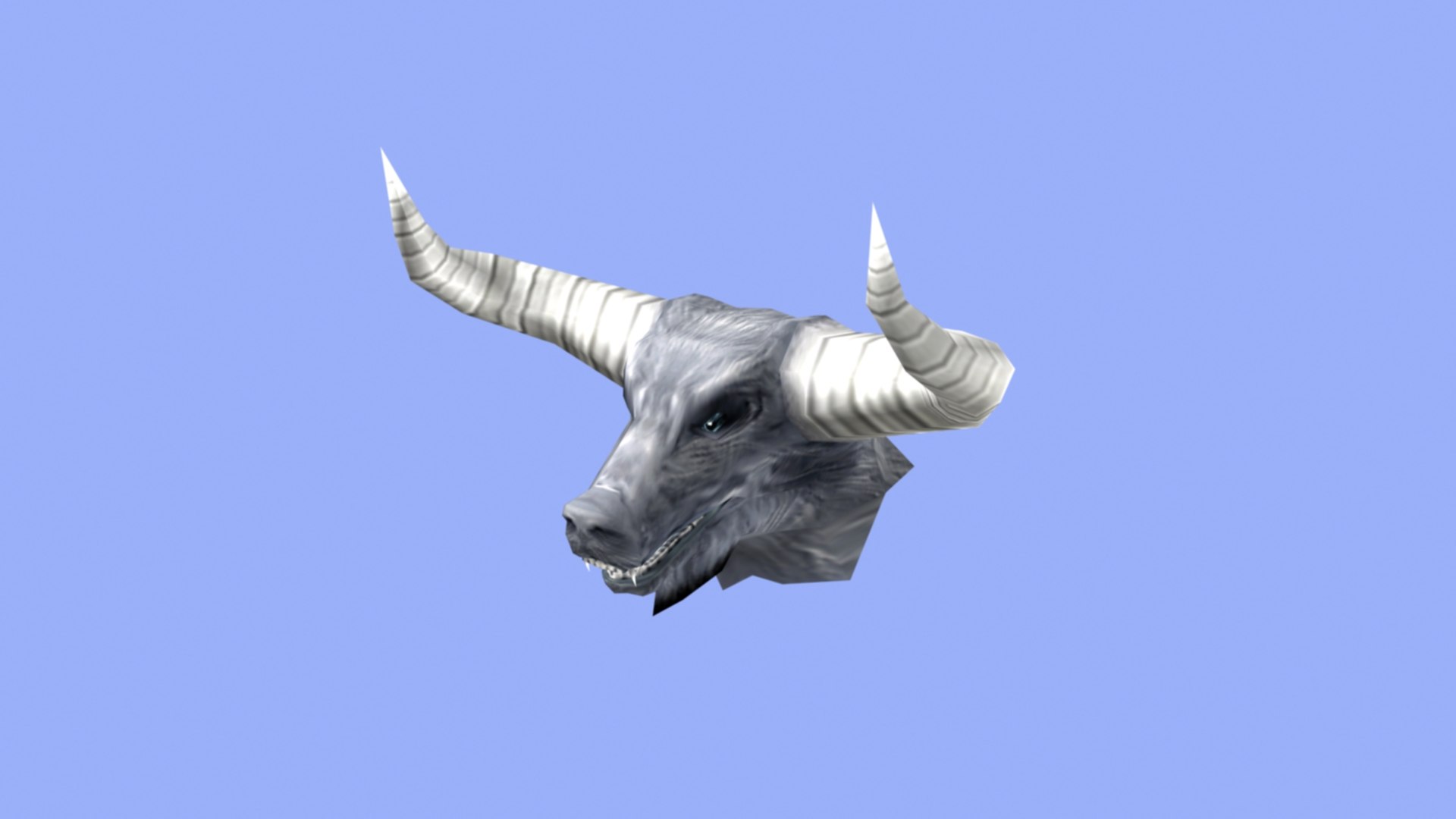 3D Ox Head - TurboSquid 1876132