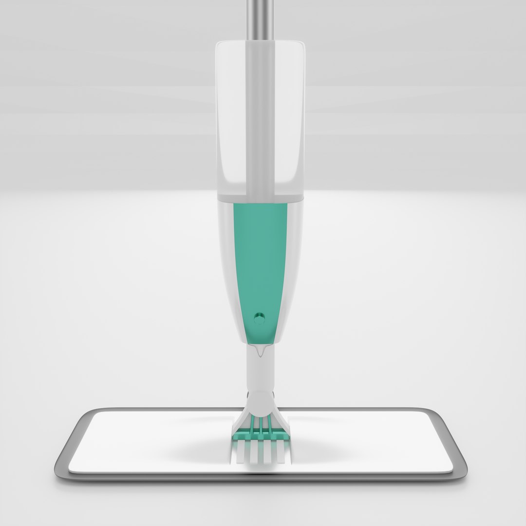 Spray Mop For Floor Cleaning- 3D Model Ready To Render Inside Blender ...