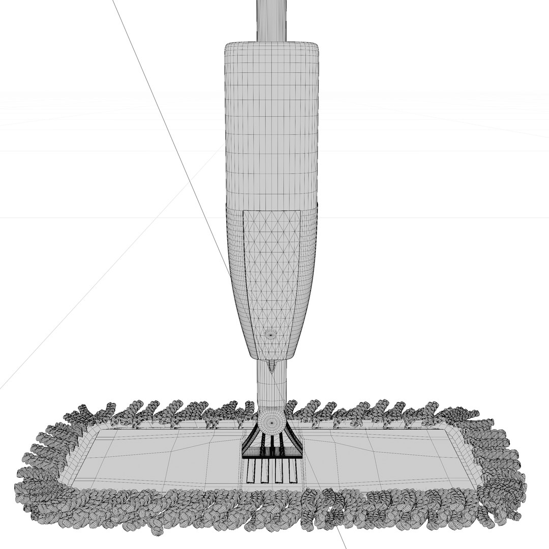 Spray Mop For Floor Cleaning- 3D Model Ready To Render Inside Blender ...