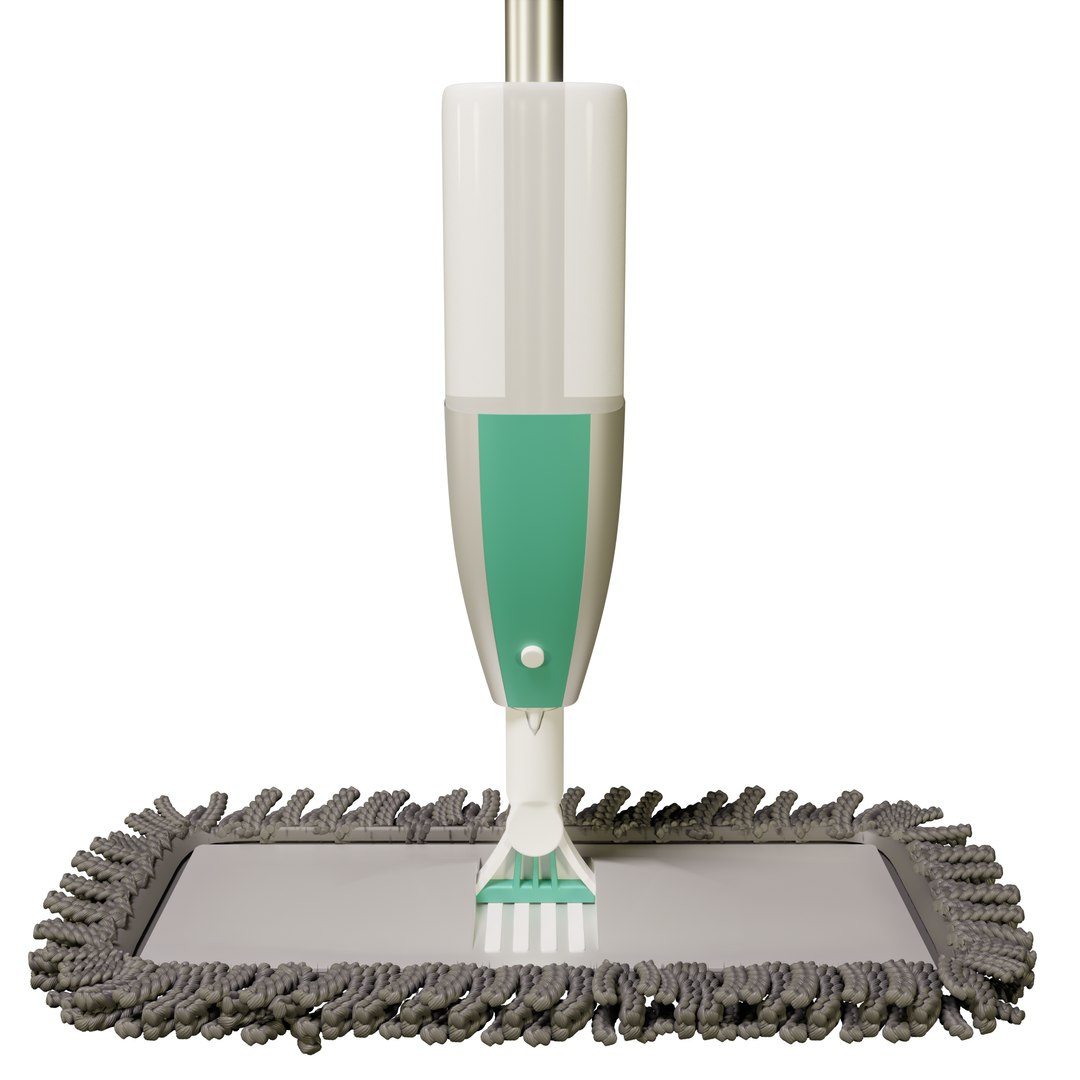 Spray Mop For Floor Cleaning- 3D Model Ready To Render Inside Blender ...
