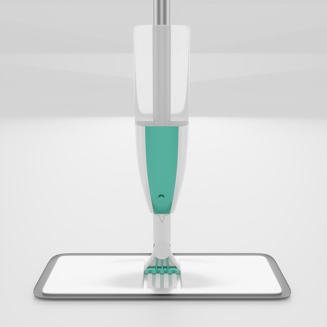 Spray Mop For Floor Cleaning- 3D Model Ready To Render Inside Blender ...