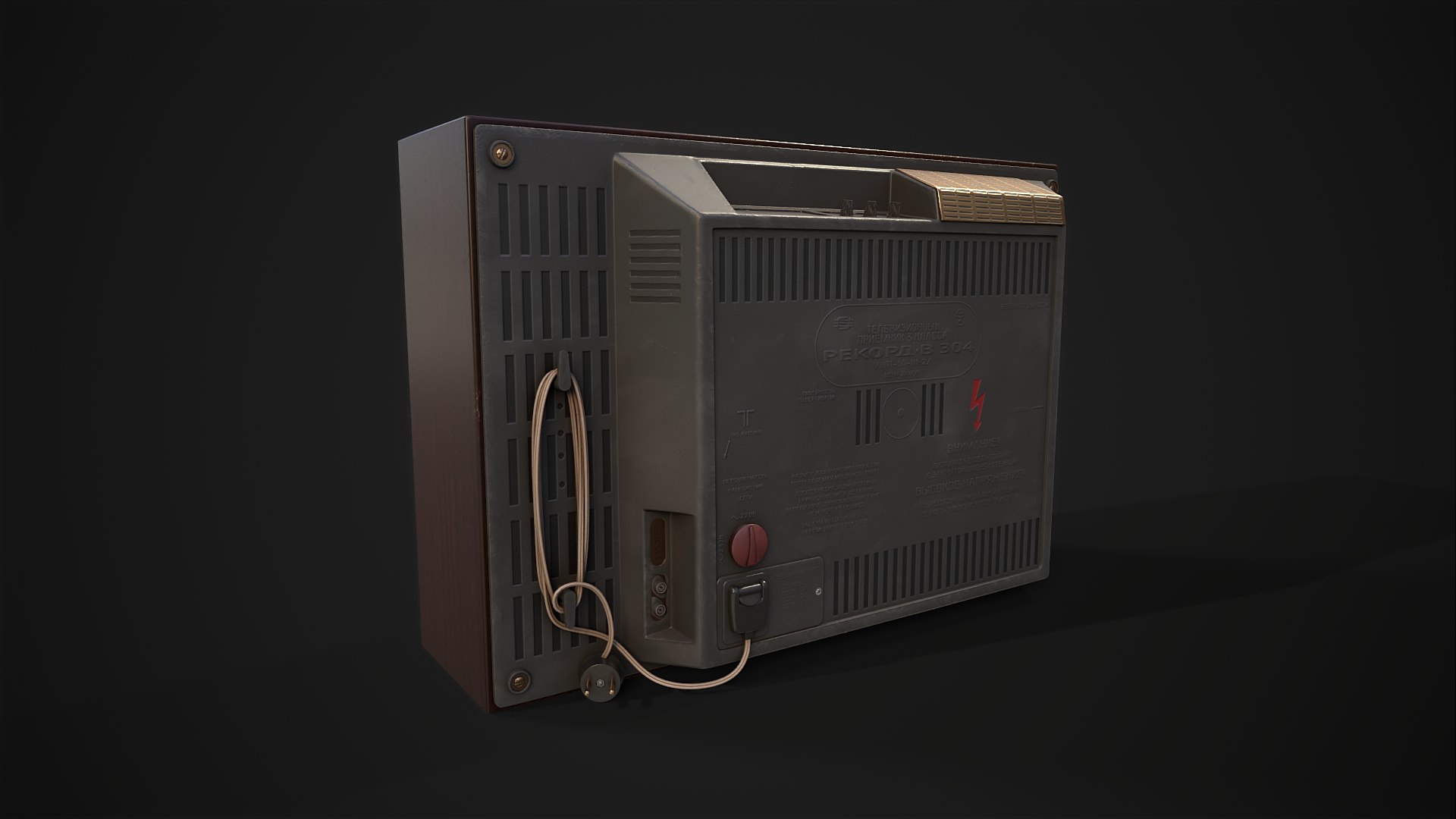 3D Old TV - TurboSquid 1882301