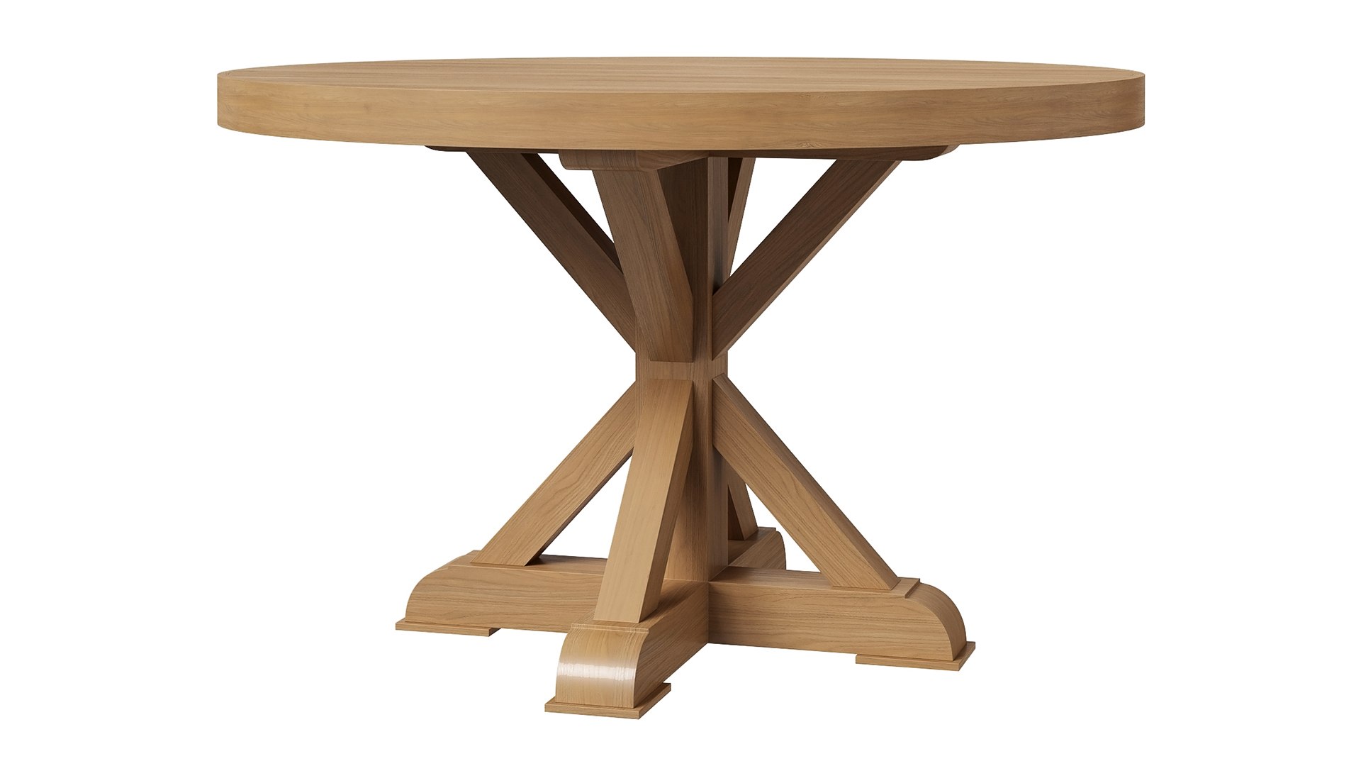3D Model Atelier Demurge Collection Normandy Round Dining Table ...