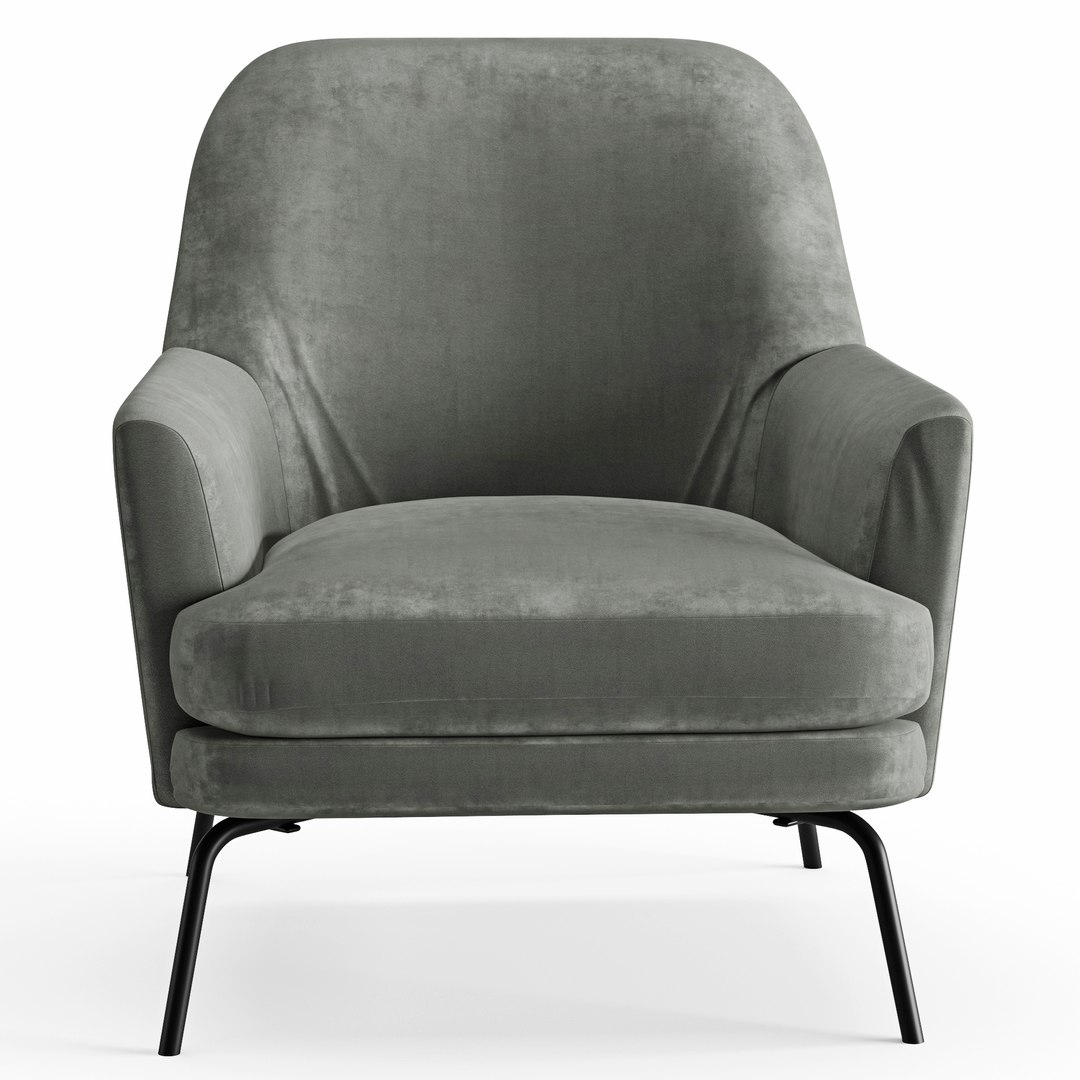 3D Dericka Accent Chair Model - TurboSquid 1568692