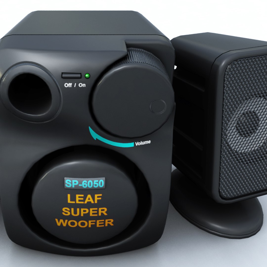 Pc Speaker 3d Model