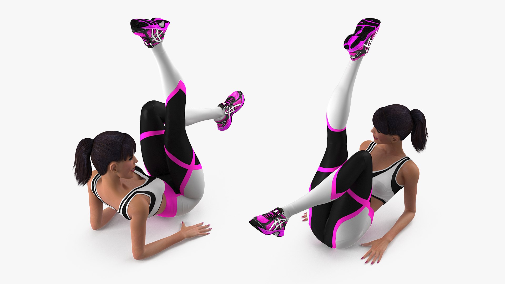 Fitness Instructor Rigged 3D Model - TurboSquid 1503673