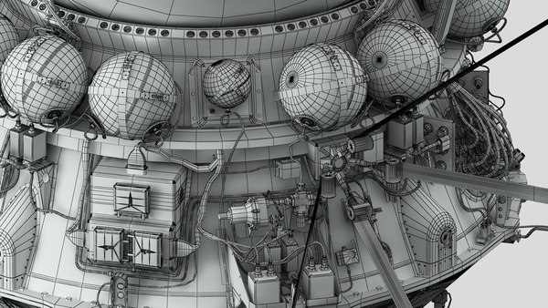 3D Vostok-1 Spacecraft with interior - TurboSquid 2049686