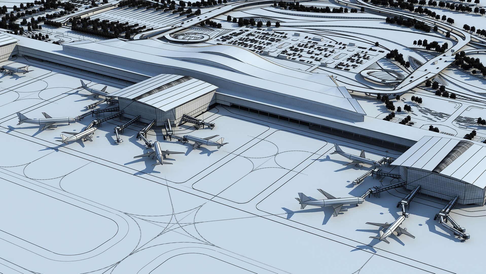 3D Airport 02 - TurboSquid 2101514