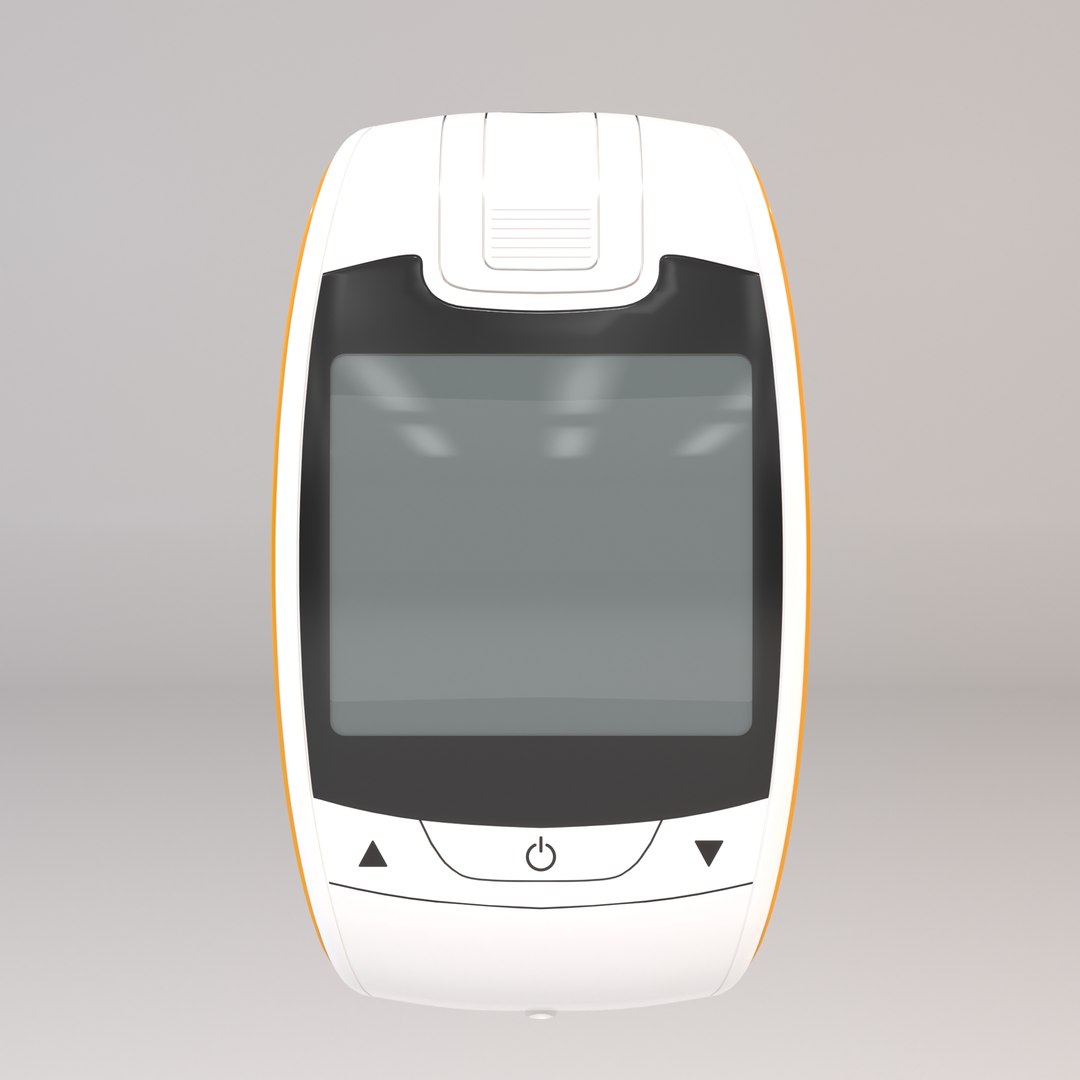 Blood Glucose Test Meter 3D Model - TurboSquid 1738700