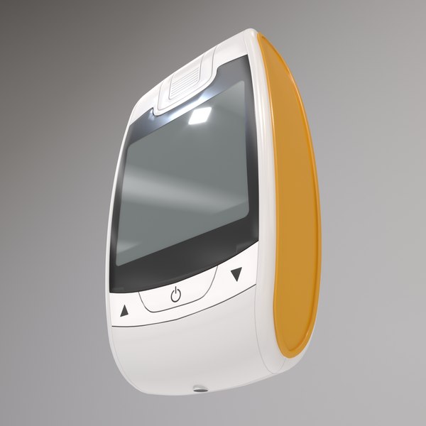 Blood Glucose Test Meter 3D model - TurboSquid 1738700