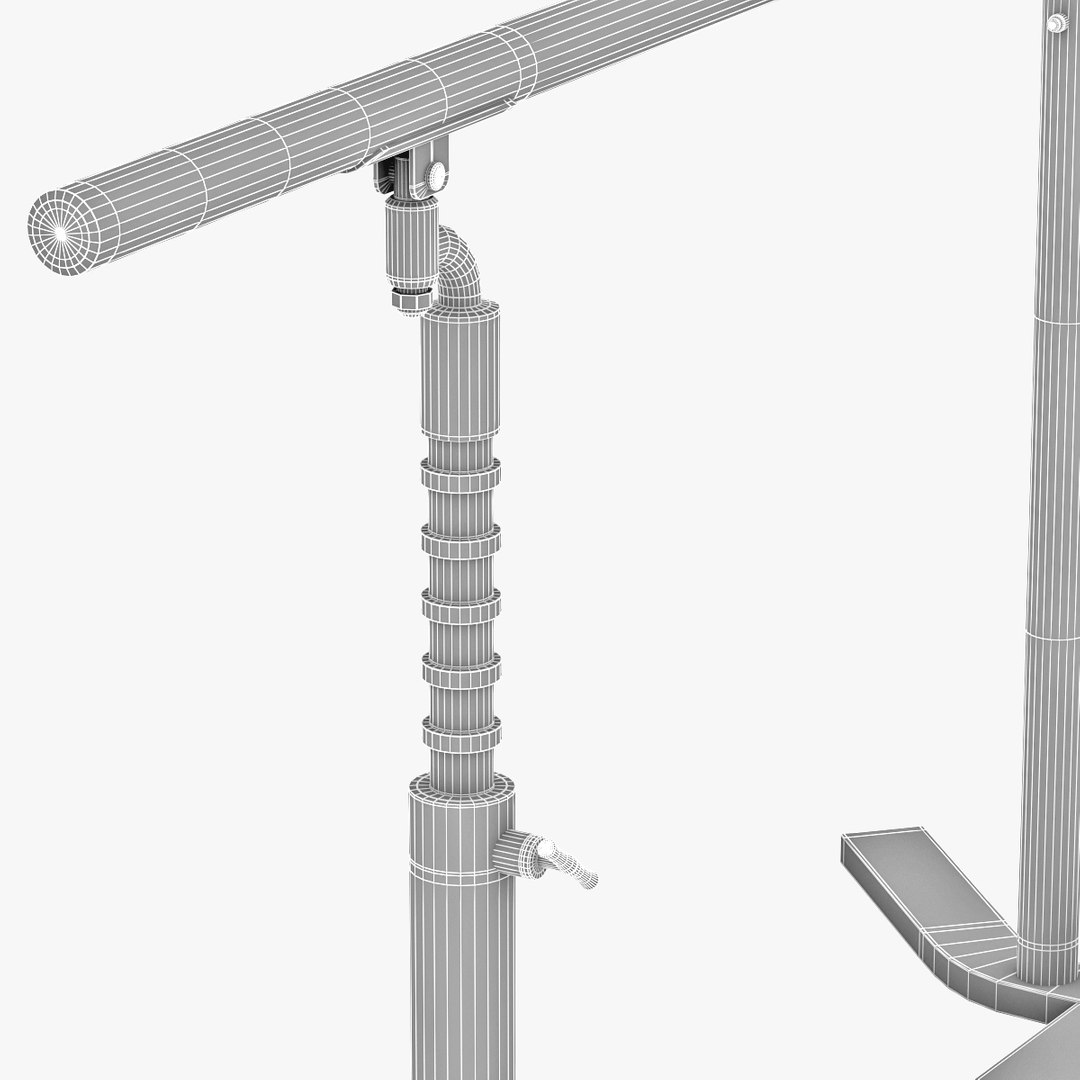 gymnastics parallel bars 3d max