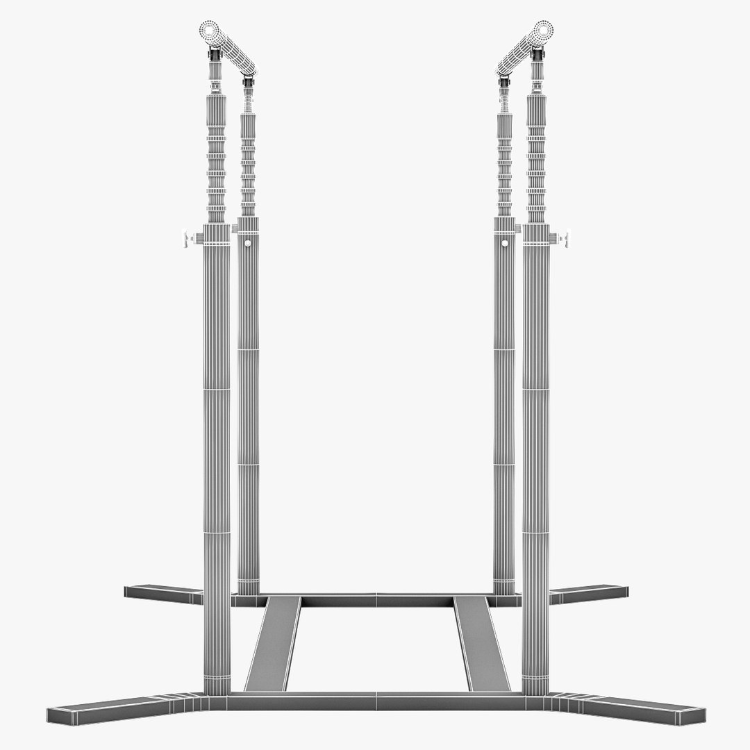 gymnastics parallel bars 3d max