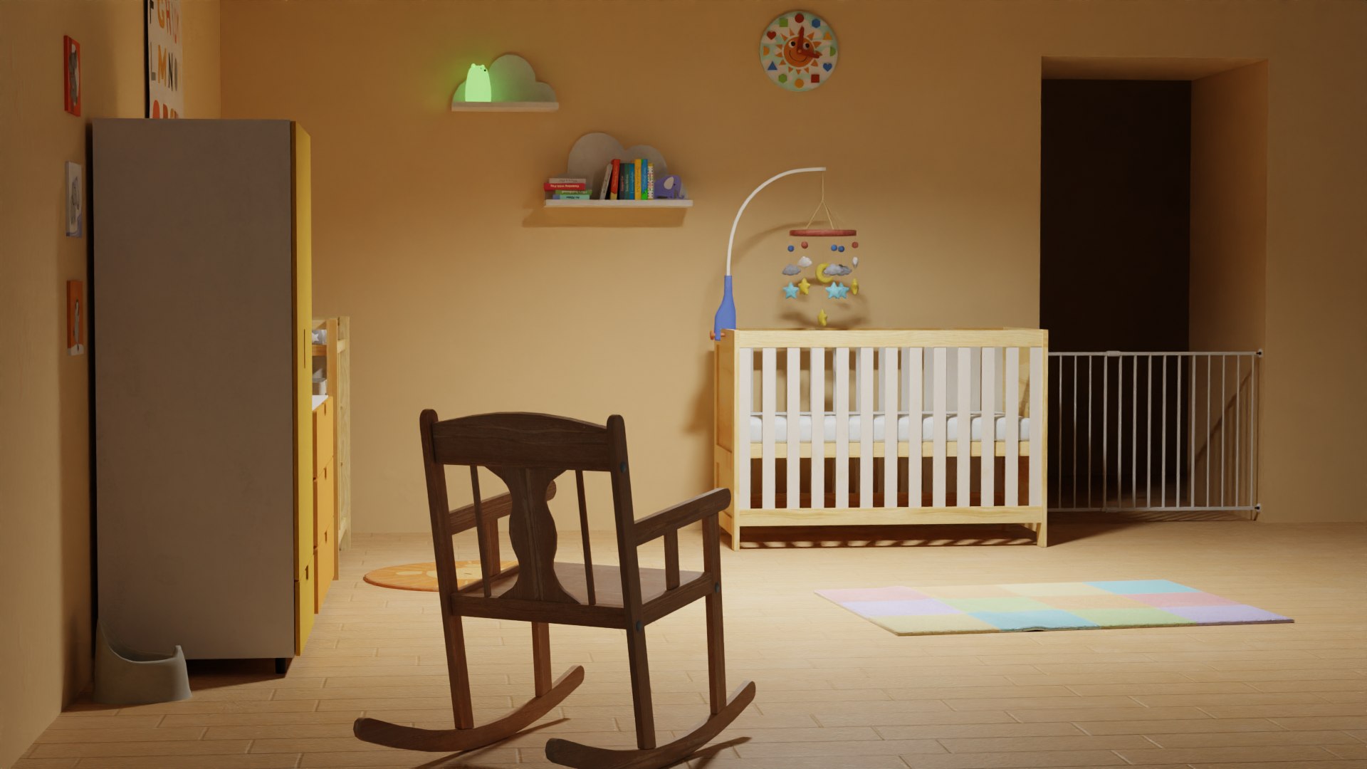 Nursery 3D Model - TurboSquid 1854001