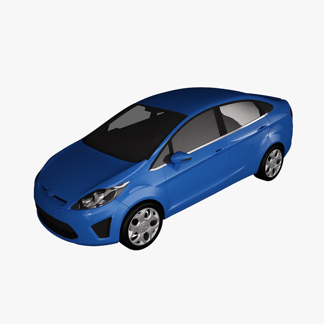 modelo 3d Ford Fiesta 2011 Sedan - TurboSquid 1669228