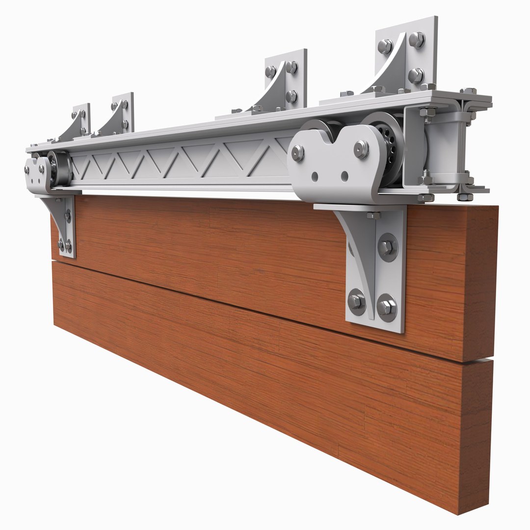 3D Door Mechanism - TurboSquid 2142502