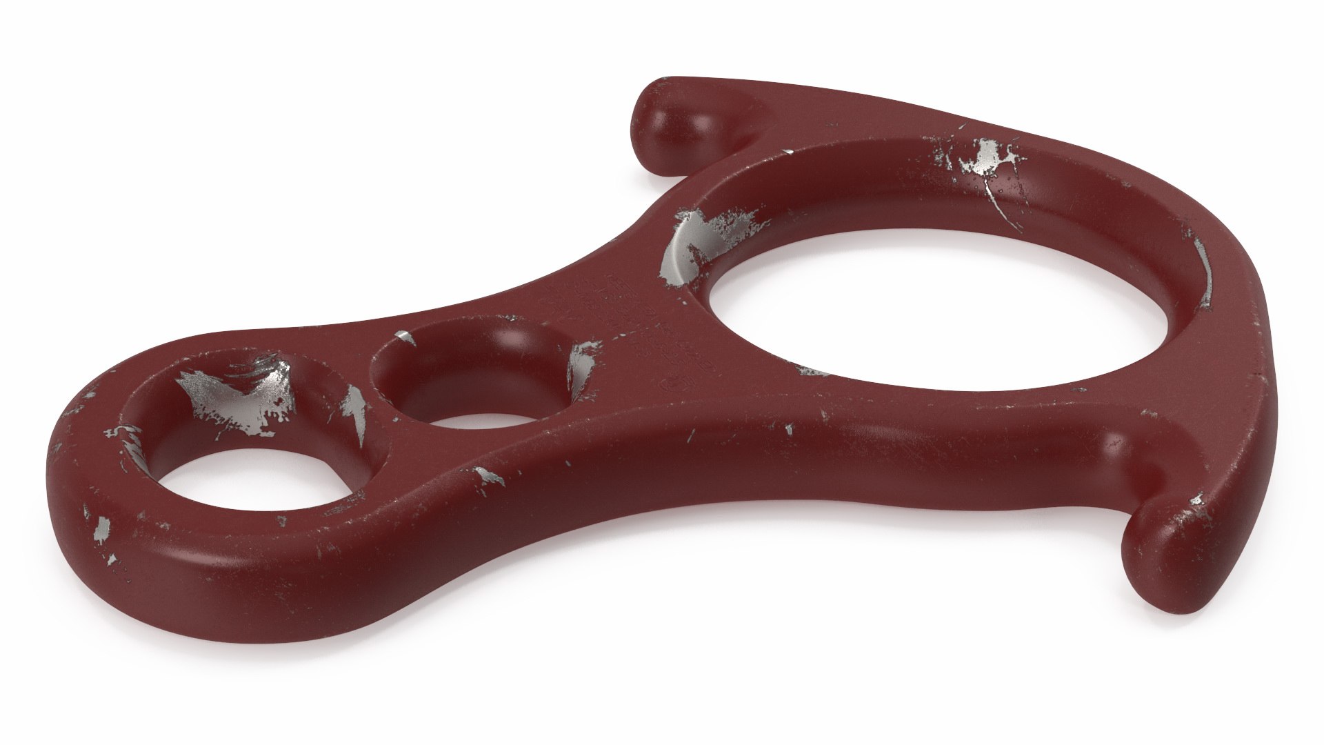 Rescue Figure Eight Belay NFPA Red Damaged 3D Model - TurboSquid 2190552