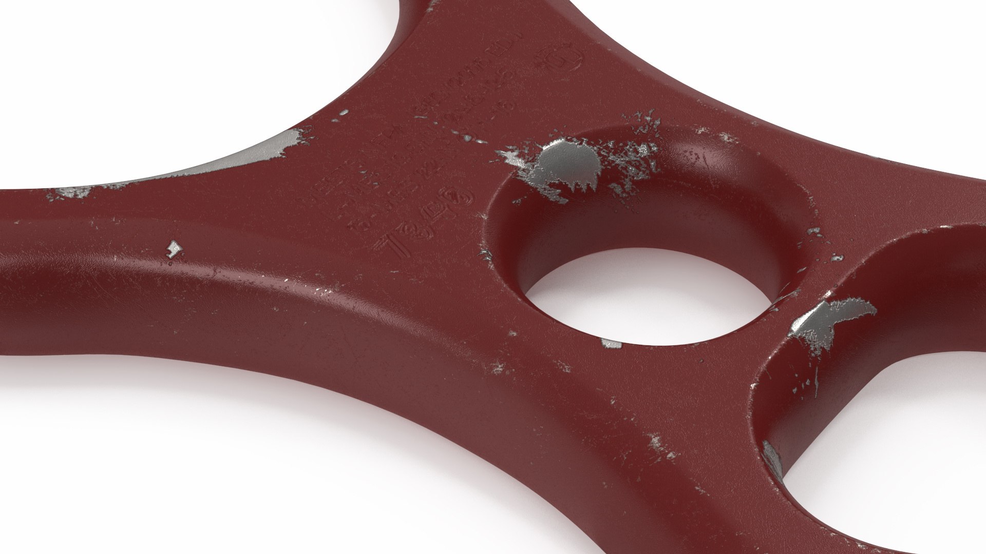 Rescue Figure Eight Belay NFPA Red Damaged 3D Model - TurboSquid 2190552