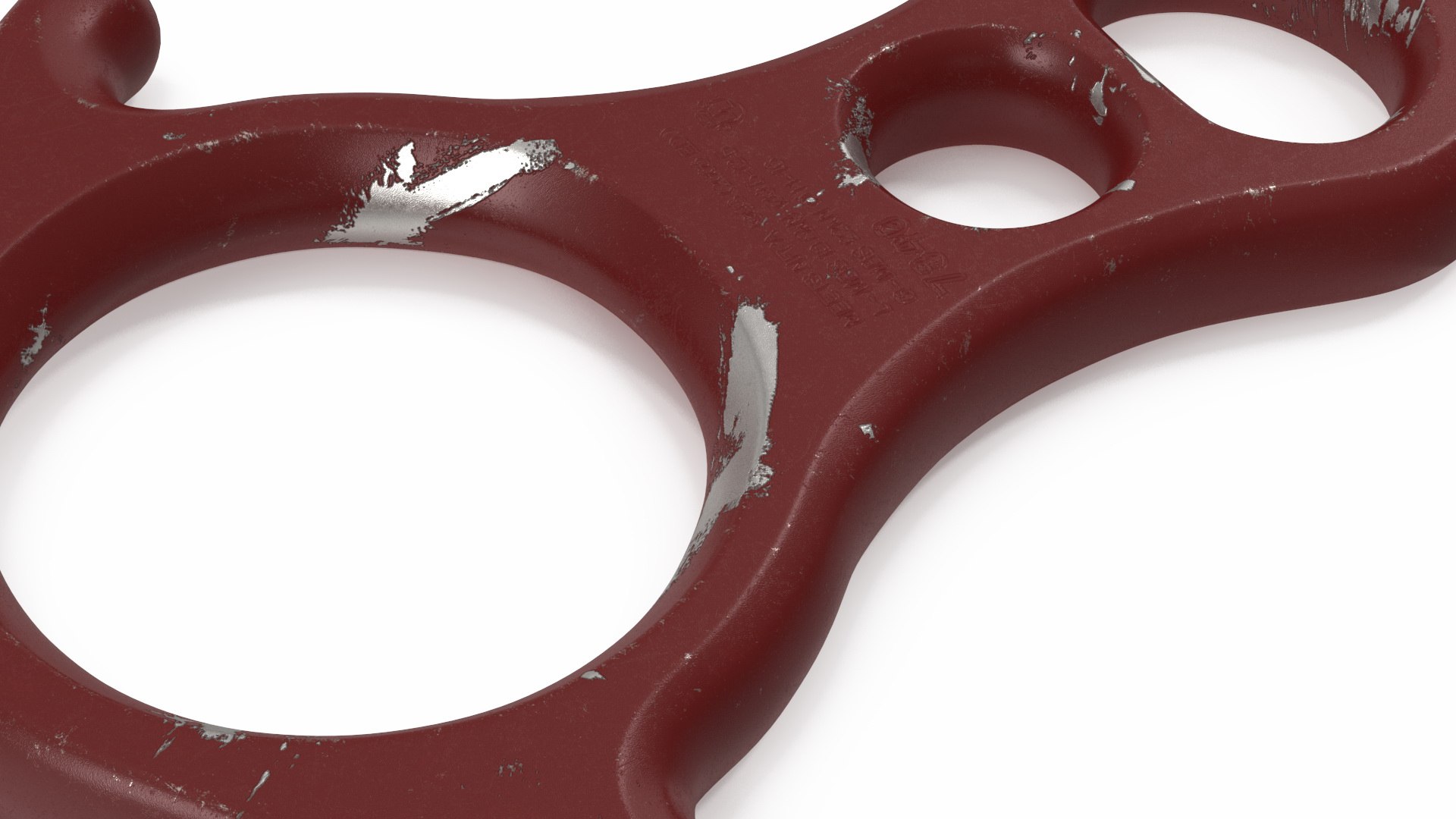 Rescue Figure Eight Belay NFPA Red Damaged 3D Model - TurboSquid 2190552