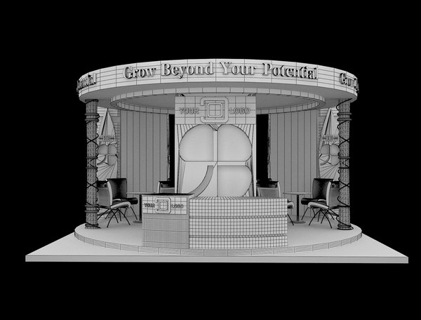 modelo 3d Stand Stand de exposición c40 - TurboSquid 2144525