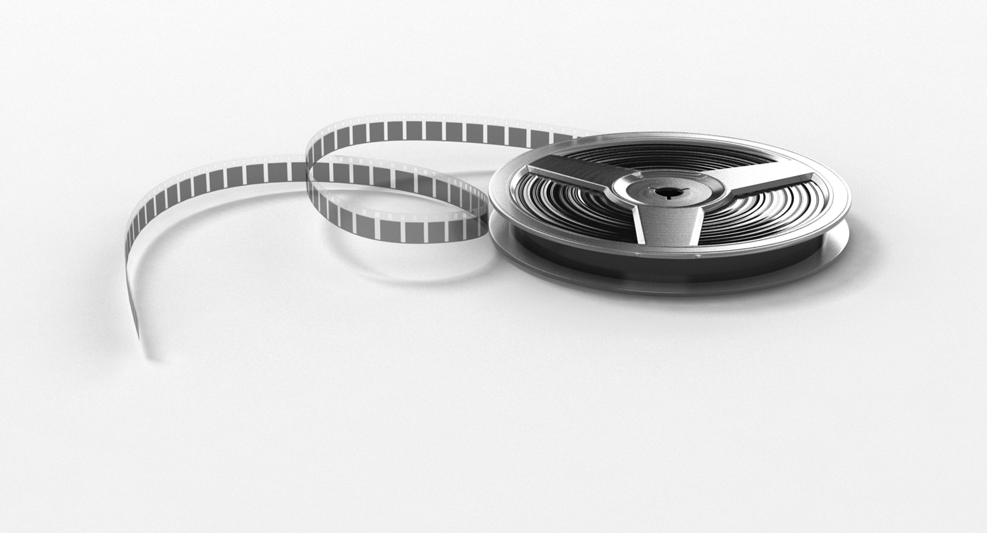 3d Model Film Roll