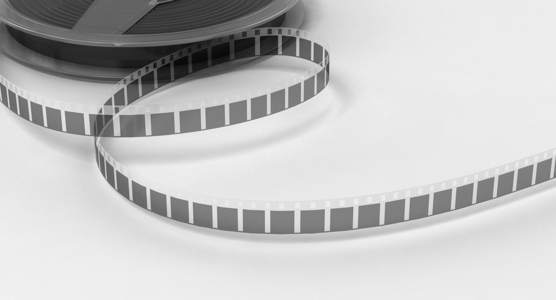 3d Model Film Roll