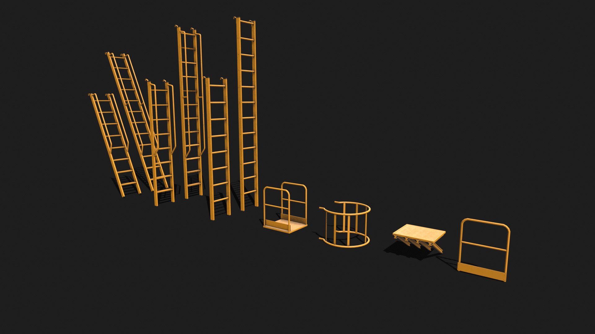Modular Ladders 3D Model - TurboSquid 2355064