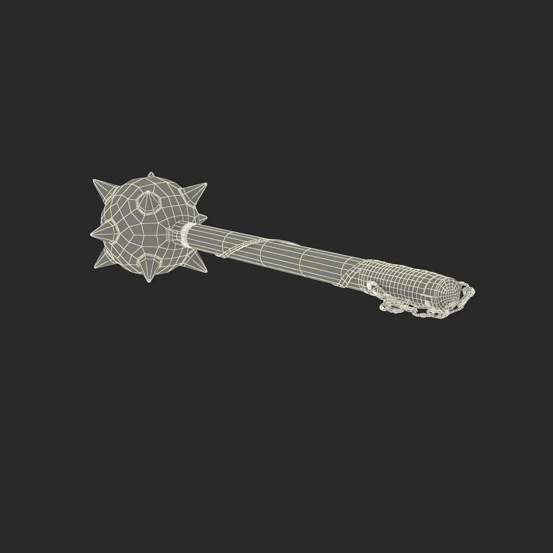 3d Model Medieval Mace