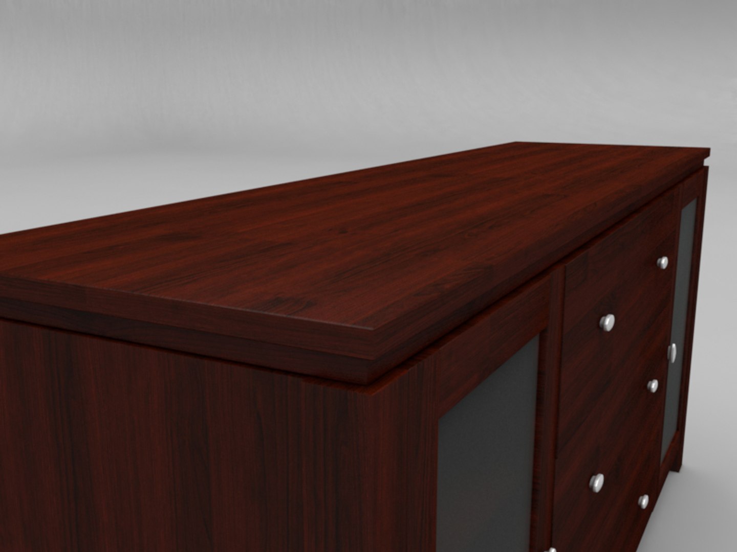 3d Model Buffet Console Table