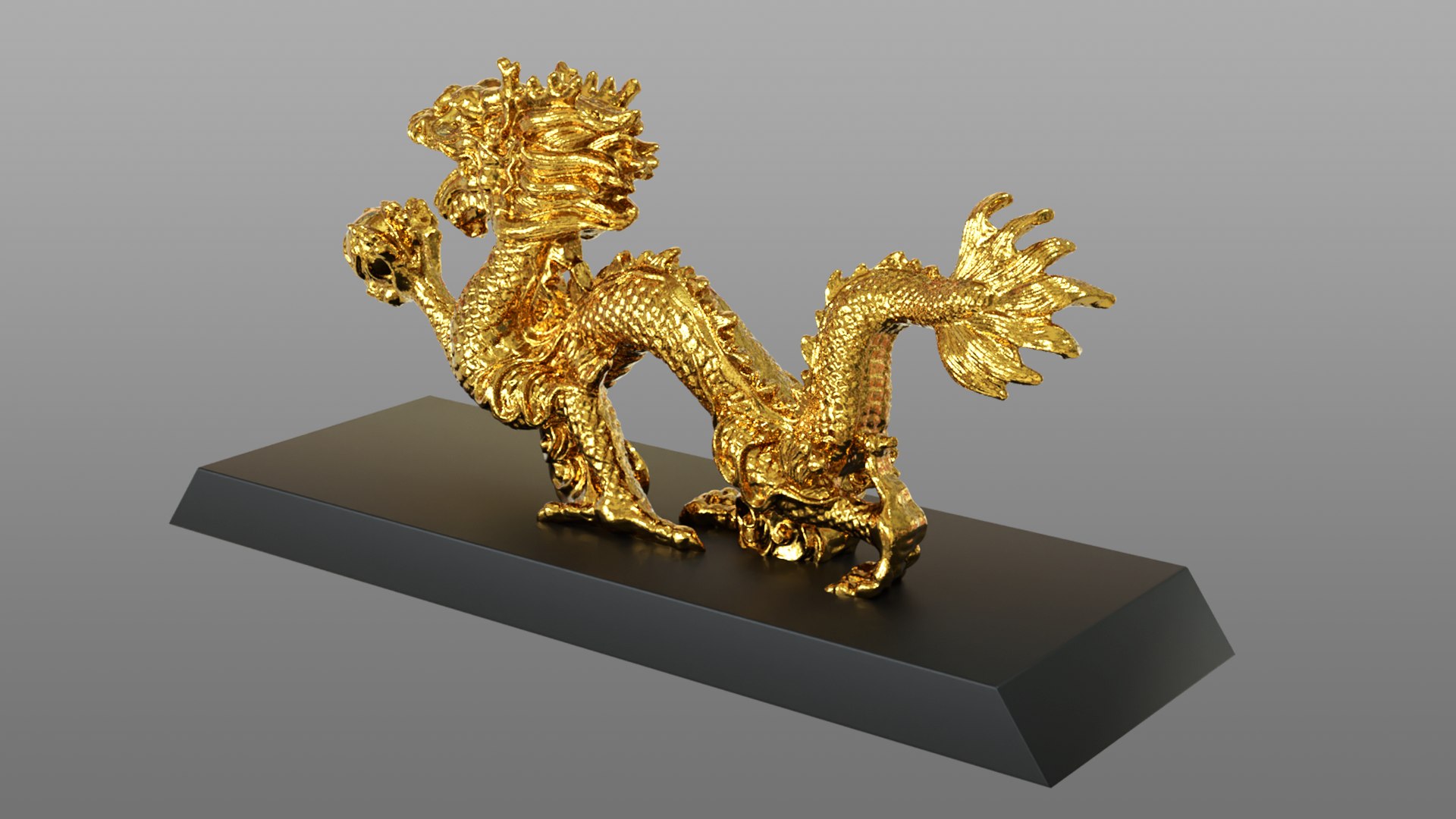 3D Dragon Trophy Cup Gold - TurboSquid 2221759