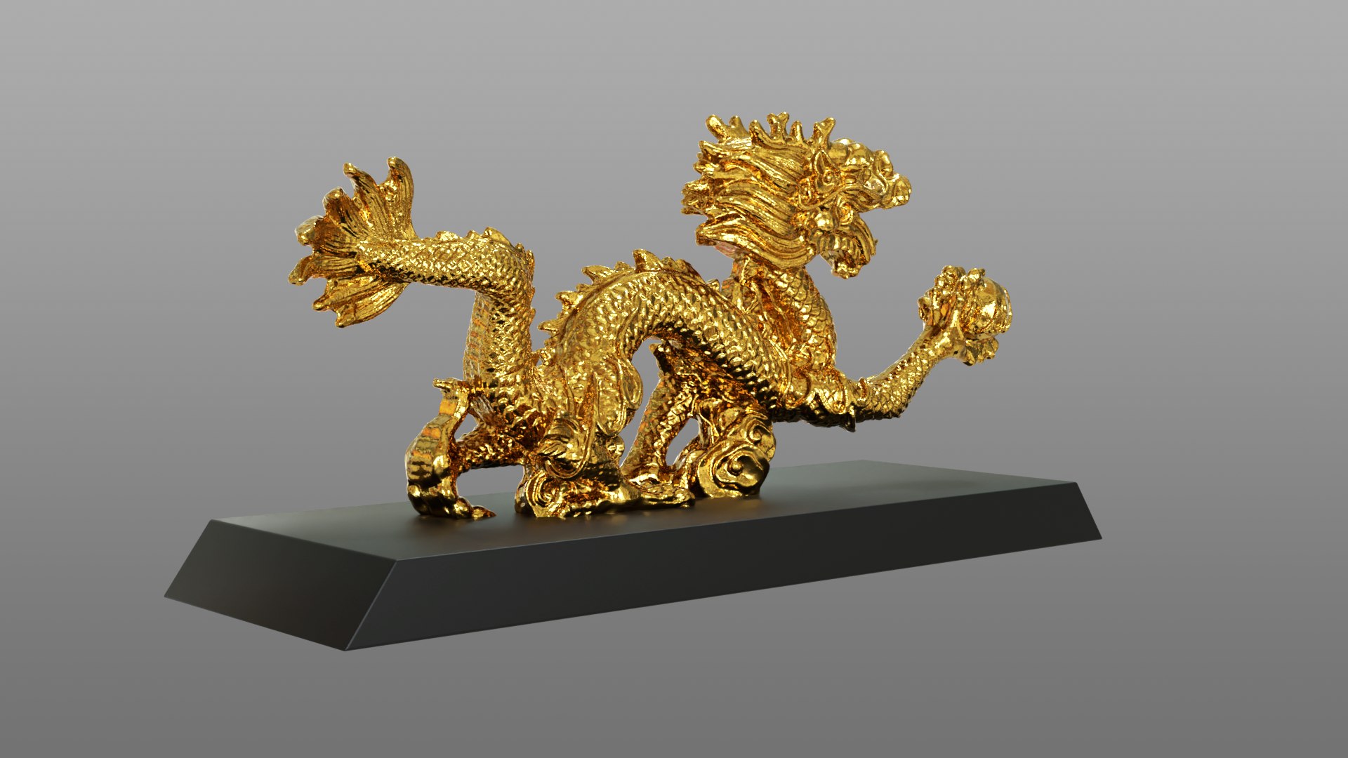 3D Dragon Trophy Cup Gold - TurboSquid 2221759