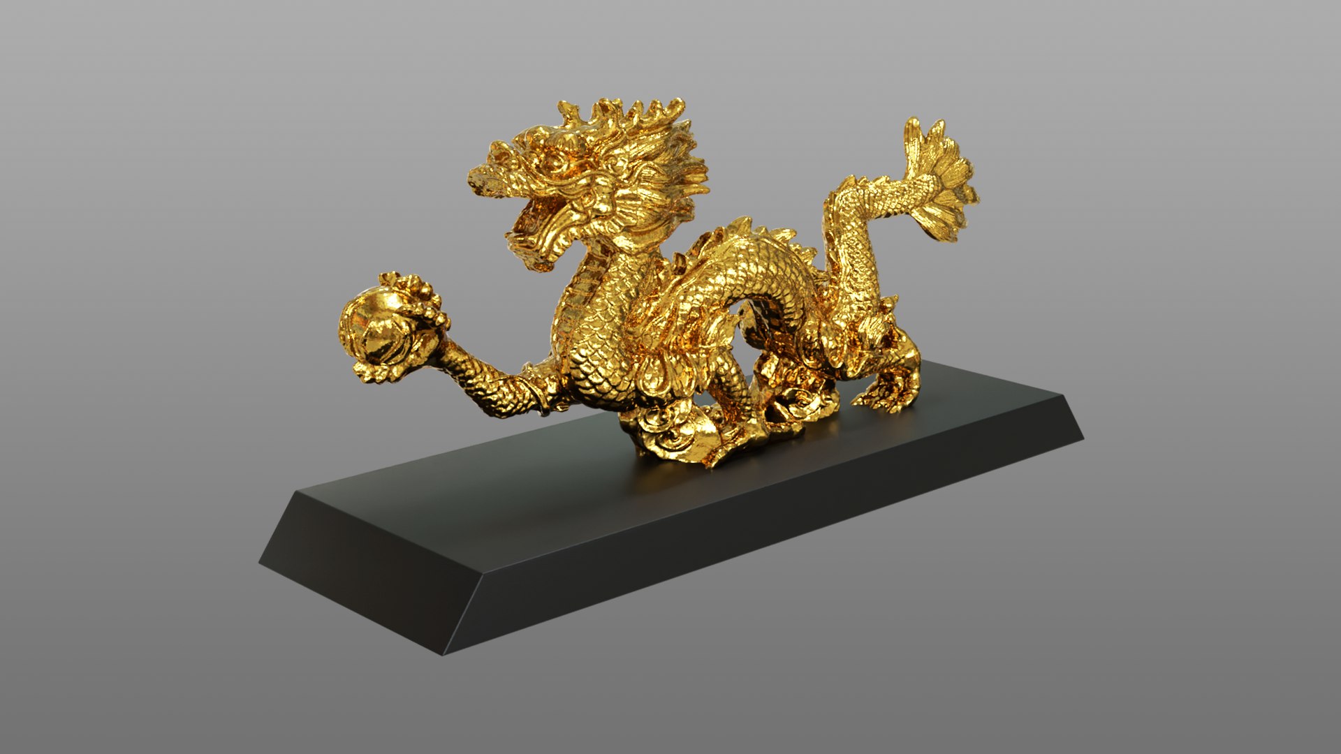 3D Dragon Trophy Cup Gold - TurboSquid 2221759