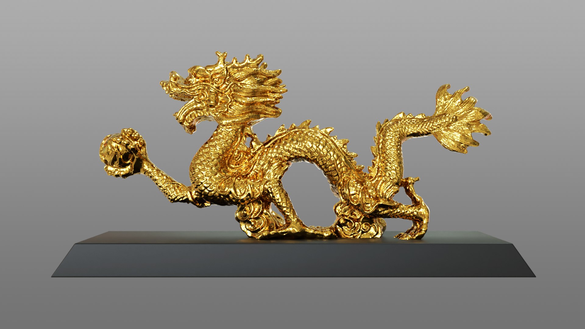 3D Dragon Trophy Cup Gold - TurboSquid 2221759