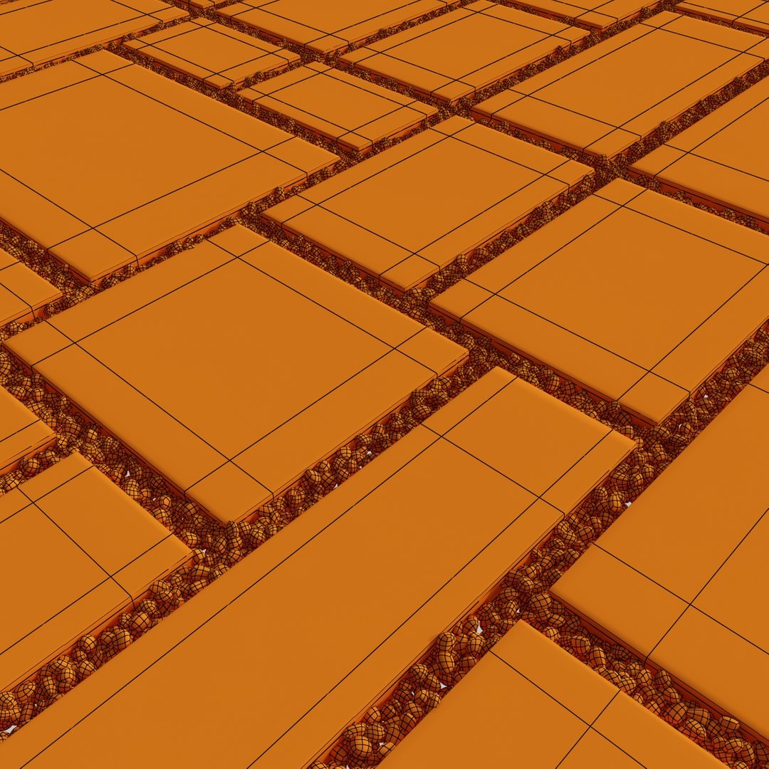 Paving Tile Pebble N9 3D Model - TurboSquid 1867107