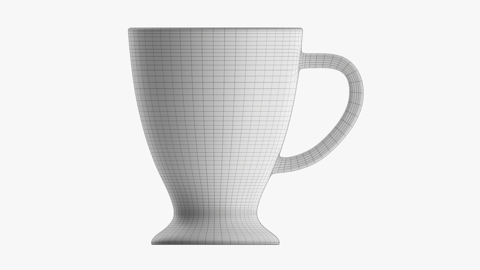 Glass Transparent Coffee Mug With Handle 03 3D Model - TurboSquid 1726251