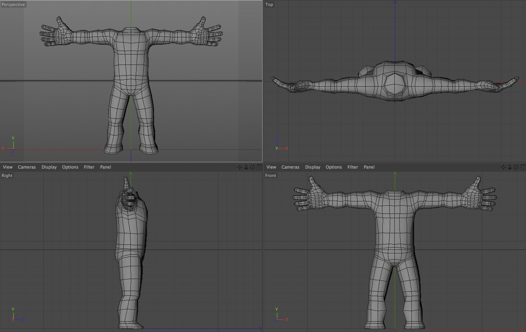 Free Body Character 3d Model
