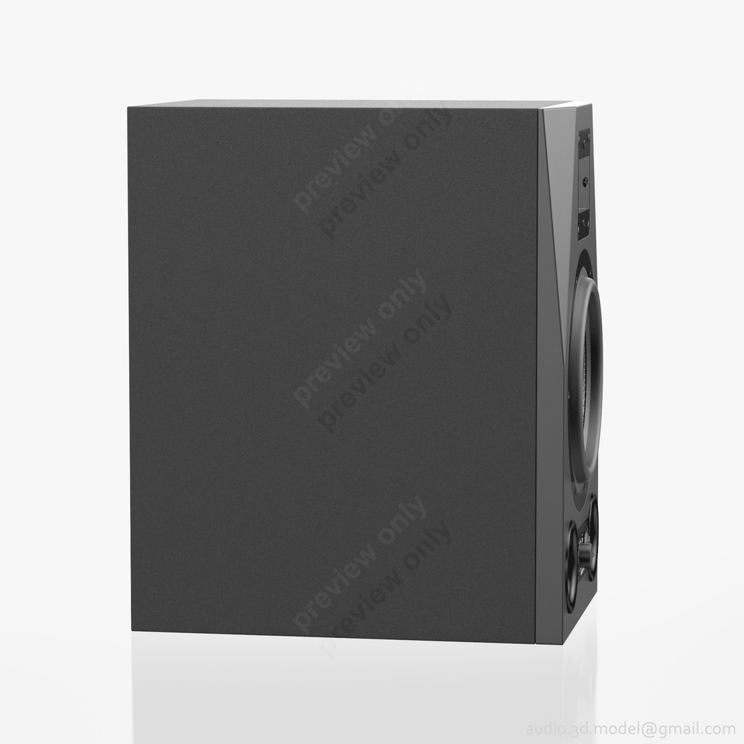 Bookshelf Adam A7x 3d 3ds