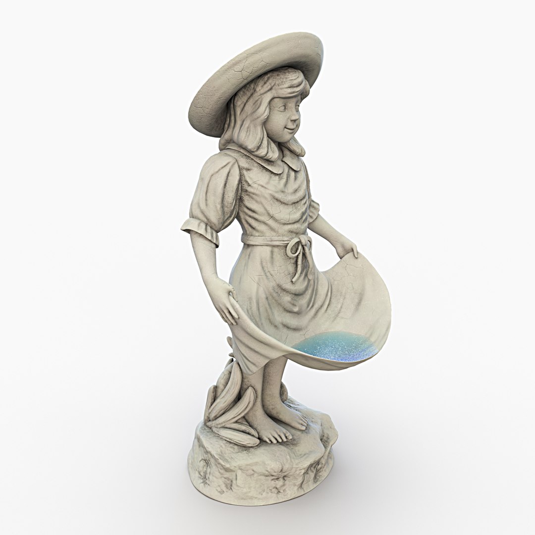 Statue Girl Model | 1148277 | TurboSquid