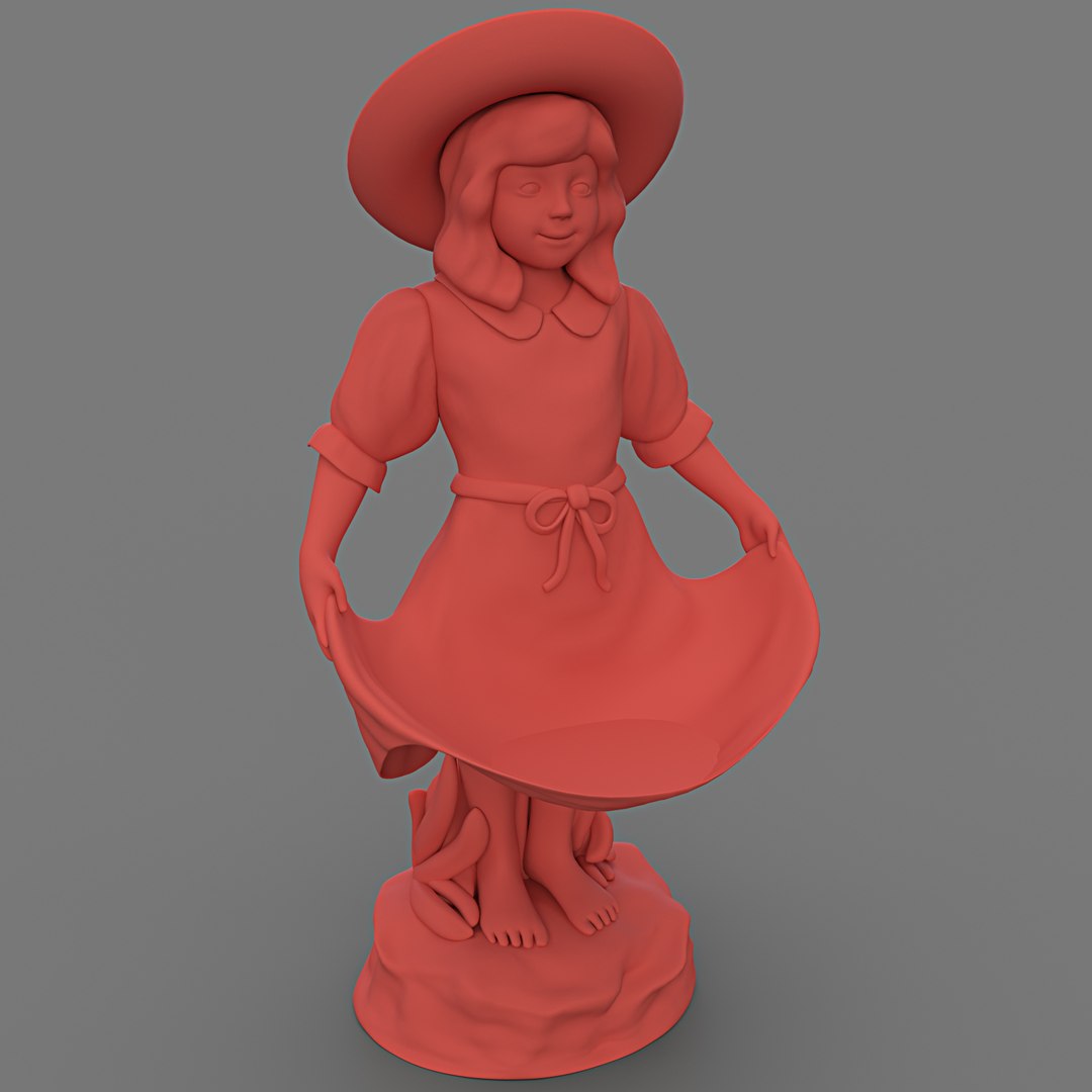 Statue Girl Model | 1148277 | TurboSquid