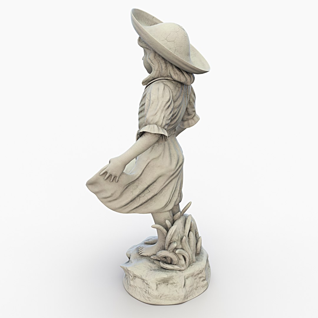 Statue Girl Model | 1148277 | TurboSquid