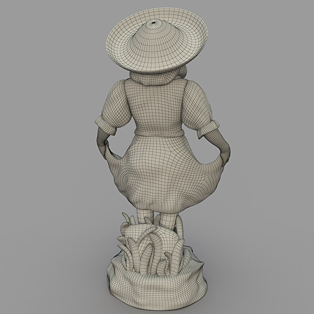 Statue Girl Model | 1148277 | TurboSquid