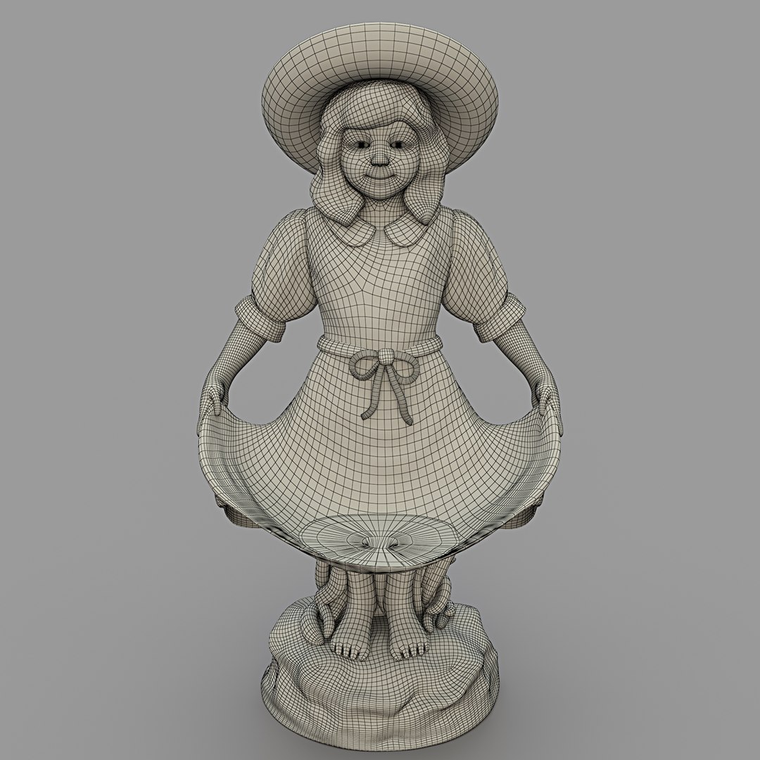 Statue Girl Model | 1148277 | TurboSquid