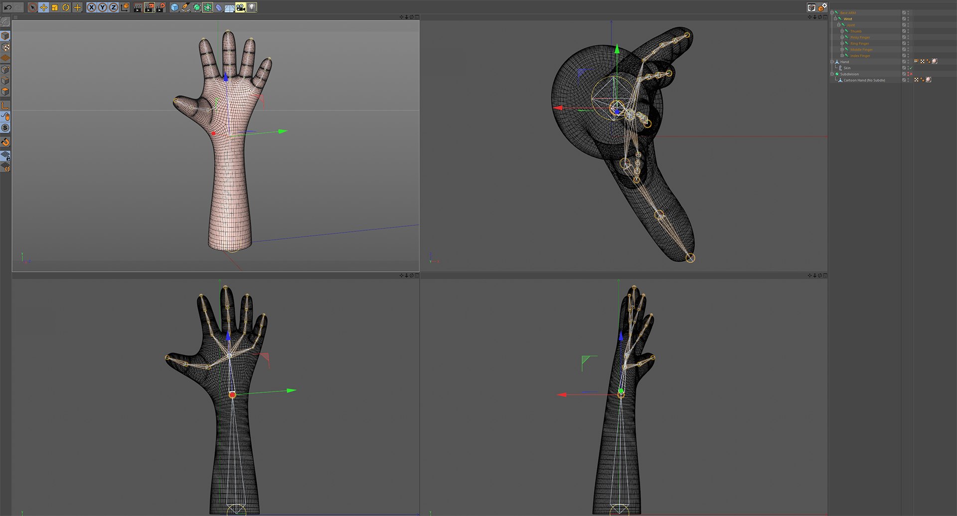 3D Cartoon Hand Rigged - TurboSquid 2334487