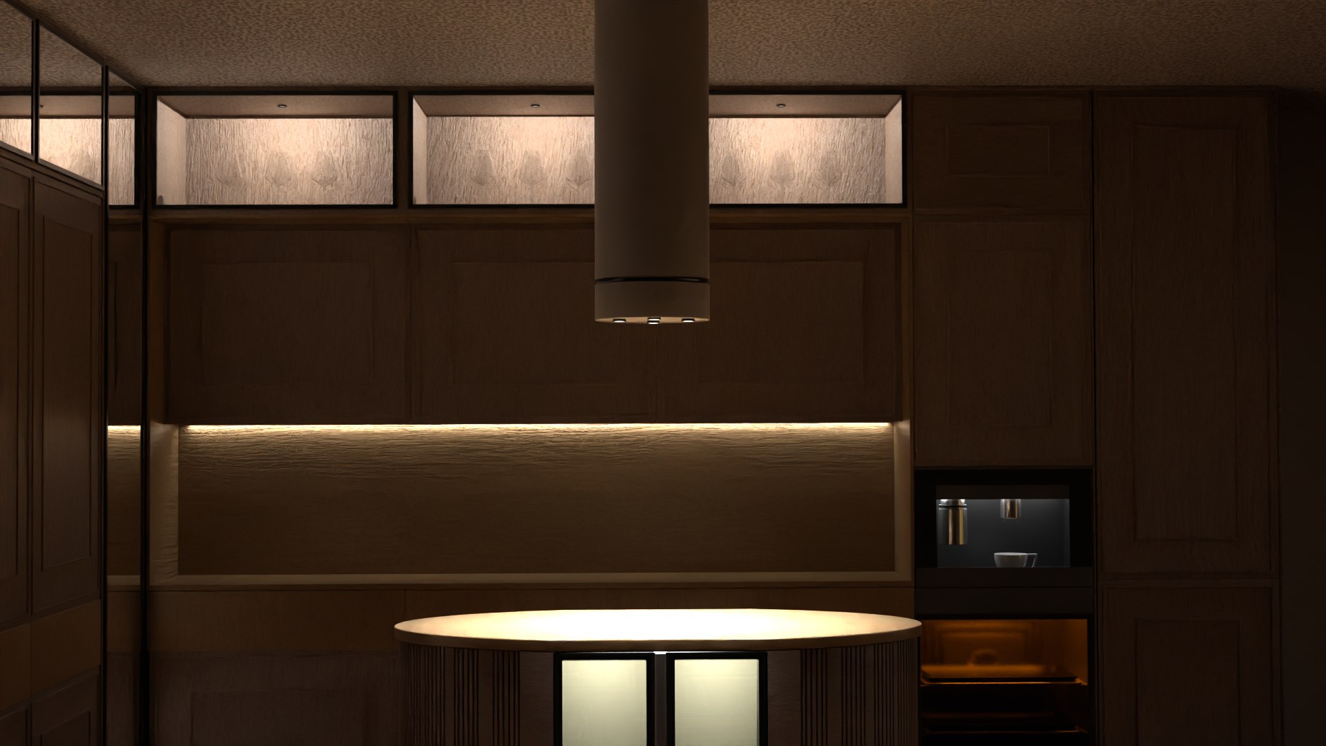 Modern Kitchen For Blender Model - TurboSquid 2107034
