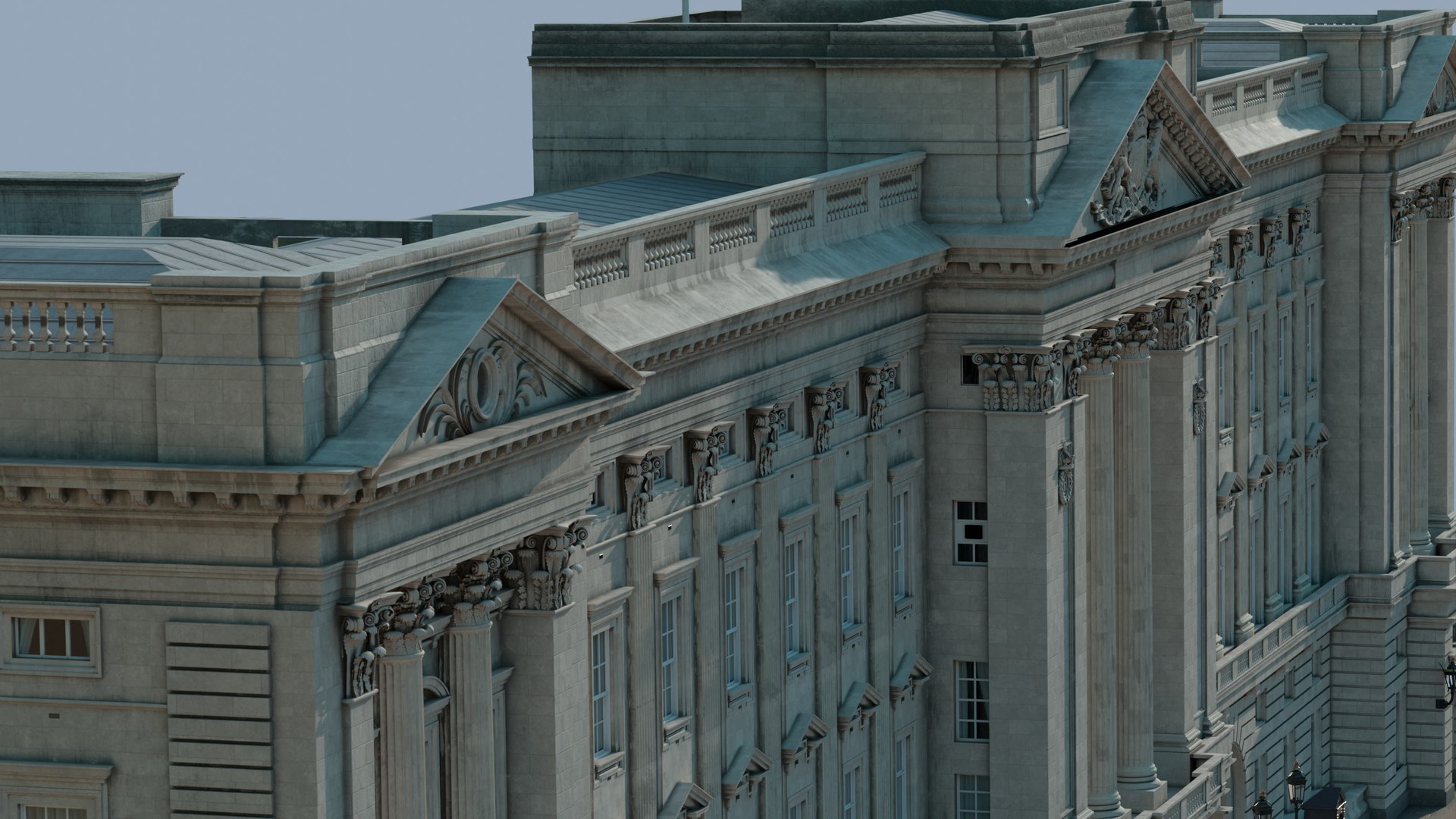 Buckingham Palace PBR Model - TurboSquid 2384753