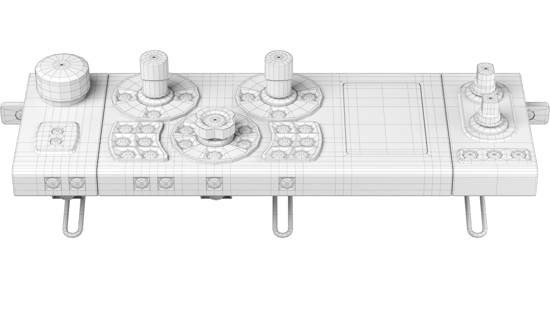 3D Remote Panel Operation Table - TurboSquid 2259405