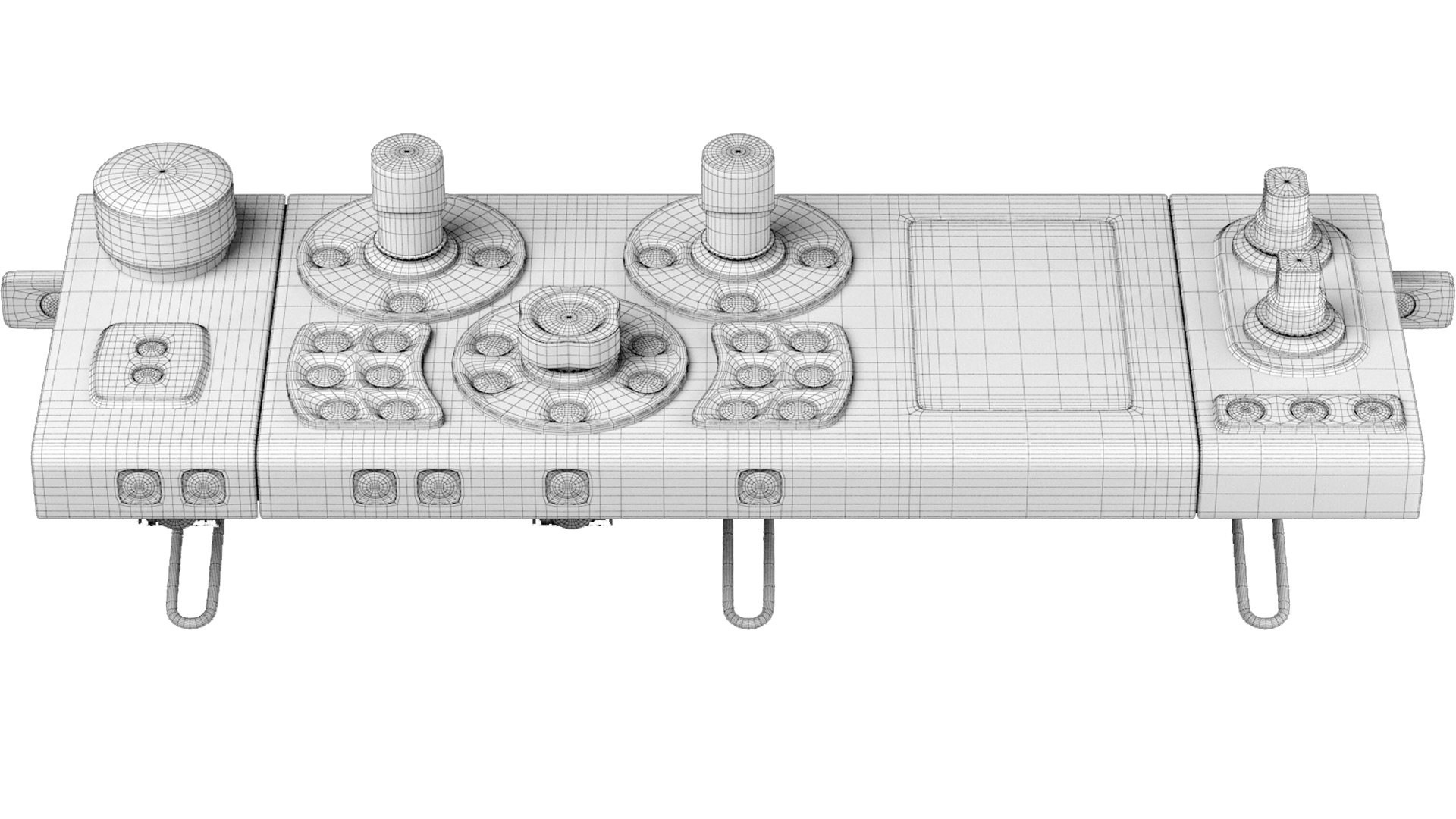 3D Remote Panel Operation Table - TurboSquid 2259405